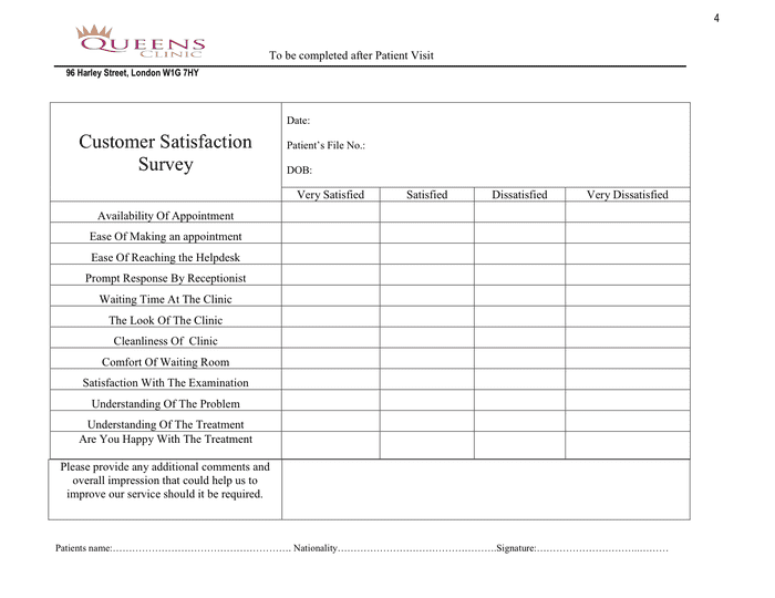 Customer Satisfaction Survey - download free documents for PDF, Word ...