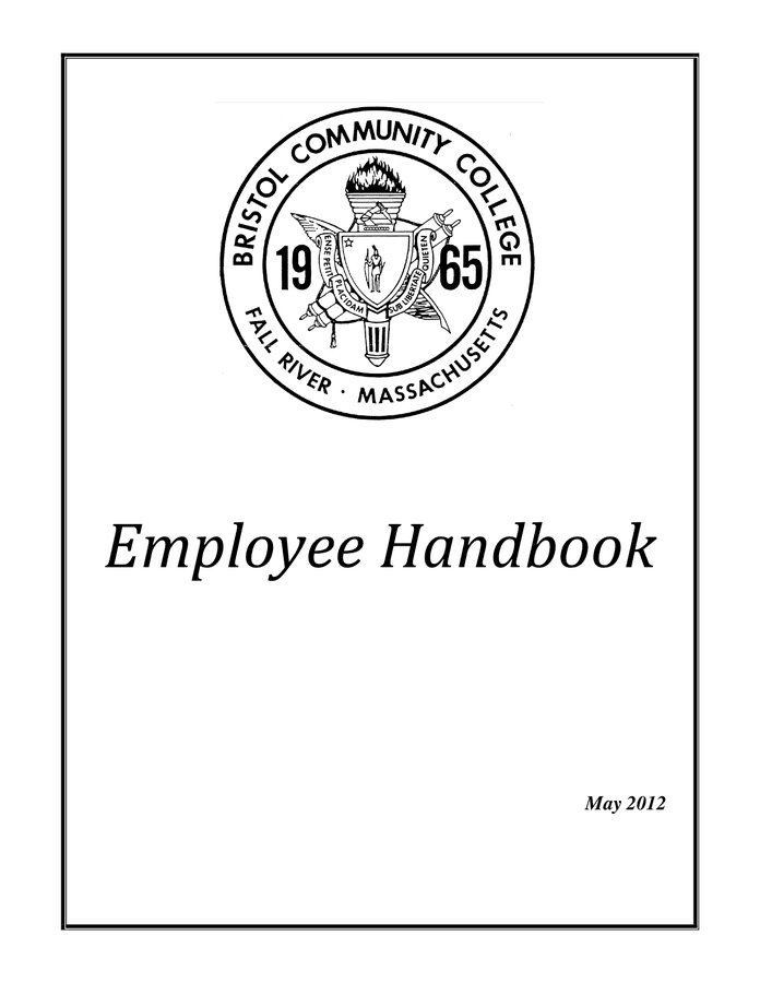 EMPLOYEE HANDBOOK In Word And Pdf Formats