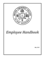 EMPLOYEE HANDBOOK in Word and Pdf formats