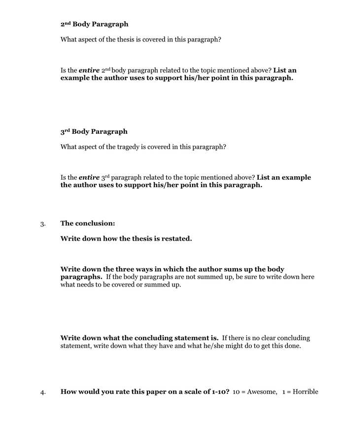 Peer Evaluation Form in Word and Pdf formats - page 2 of 2