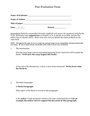 Peer Evaluation Form in Word and Pdf formats
