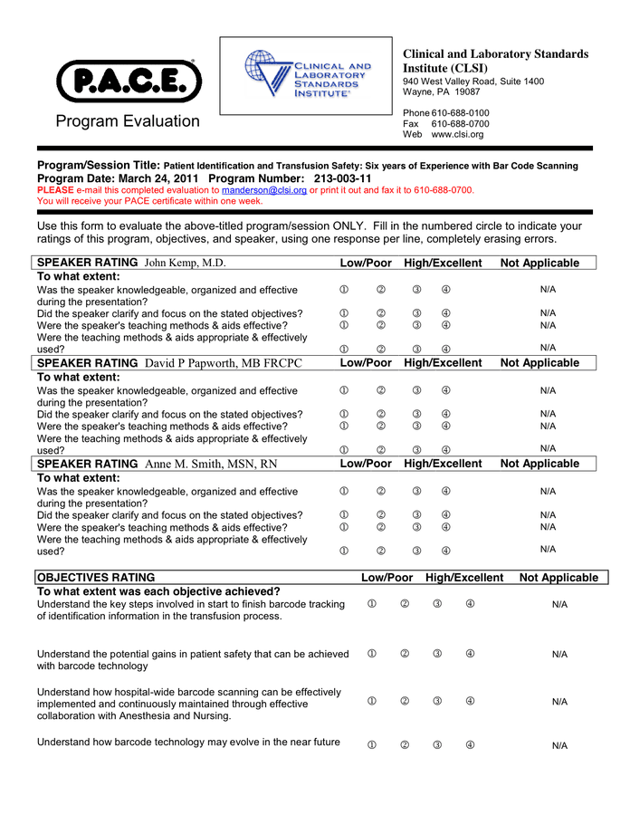 Program Evaluation - download free documents for PDF, Word and Excel