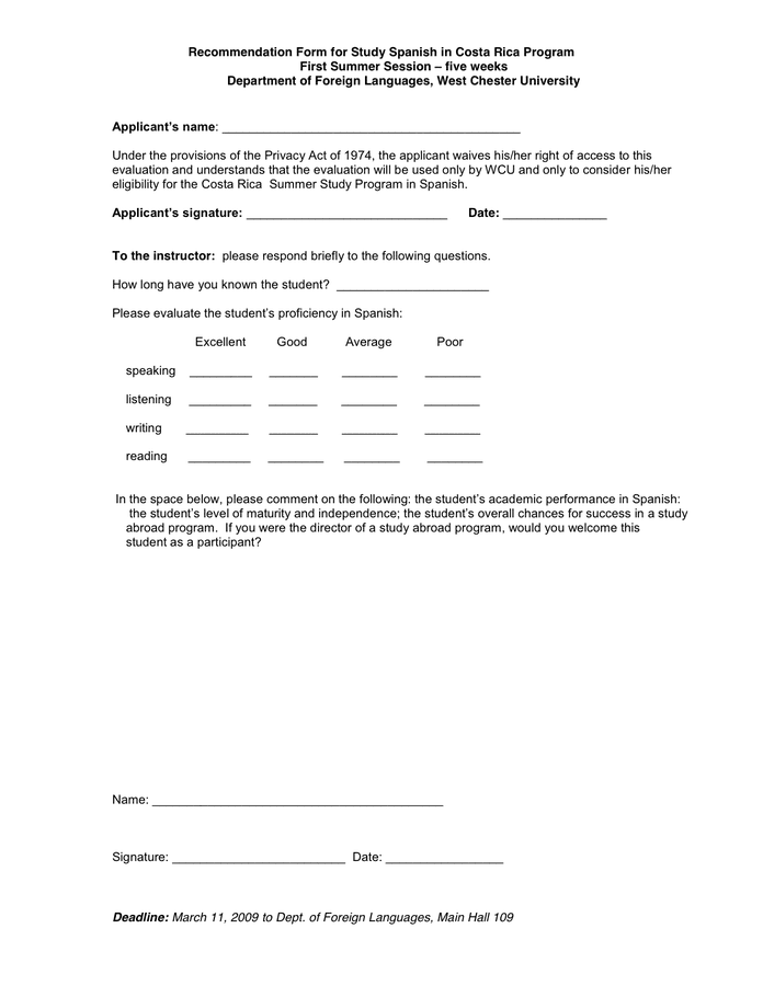 Student Evaluation Form - download free documents for PDF, Word and Excel