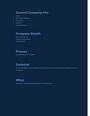 Company Profile Template in Word and Pdf formats