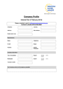 Sample Company Profile in Word and Pdf formats