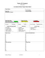 At-a-Glance Weekly Project Status Report in Word and Pdf formats