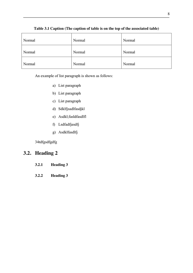 Internship report template in Word and Pdf formats - page 16 of 26