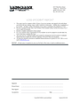 LOSS / INCIDENT REPORT in Word and Pdf formats