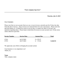 Collection Letter Template - download free documents for PDF, Word and ...