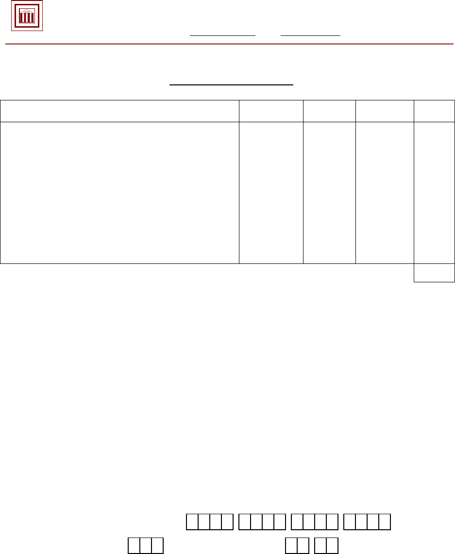 Order Form in Word and Pdf formats