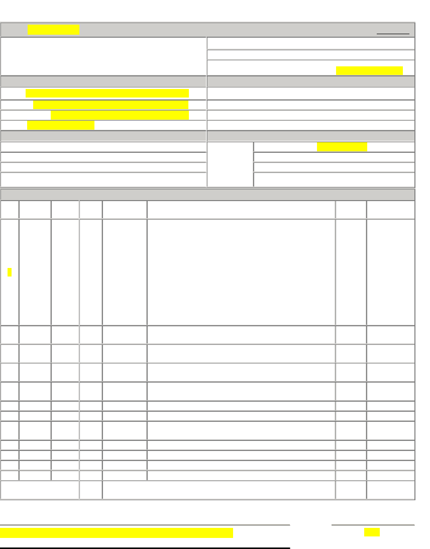 Sample Commercial Invoice in Word and Pdf formats