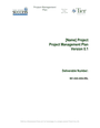 Project Management Template in Word and Pdf formats
