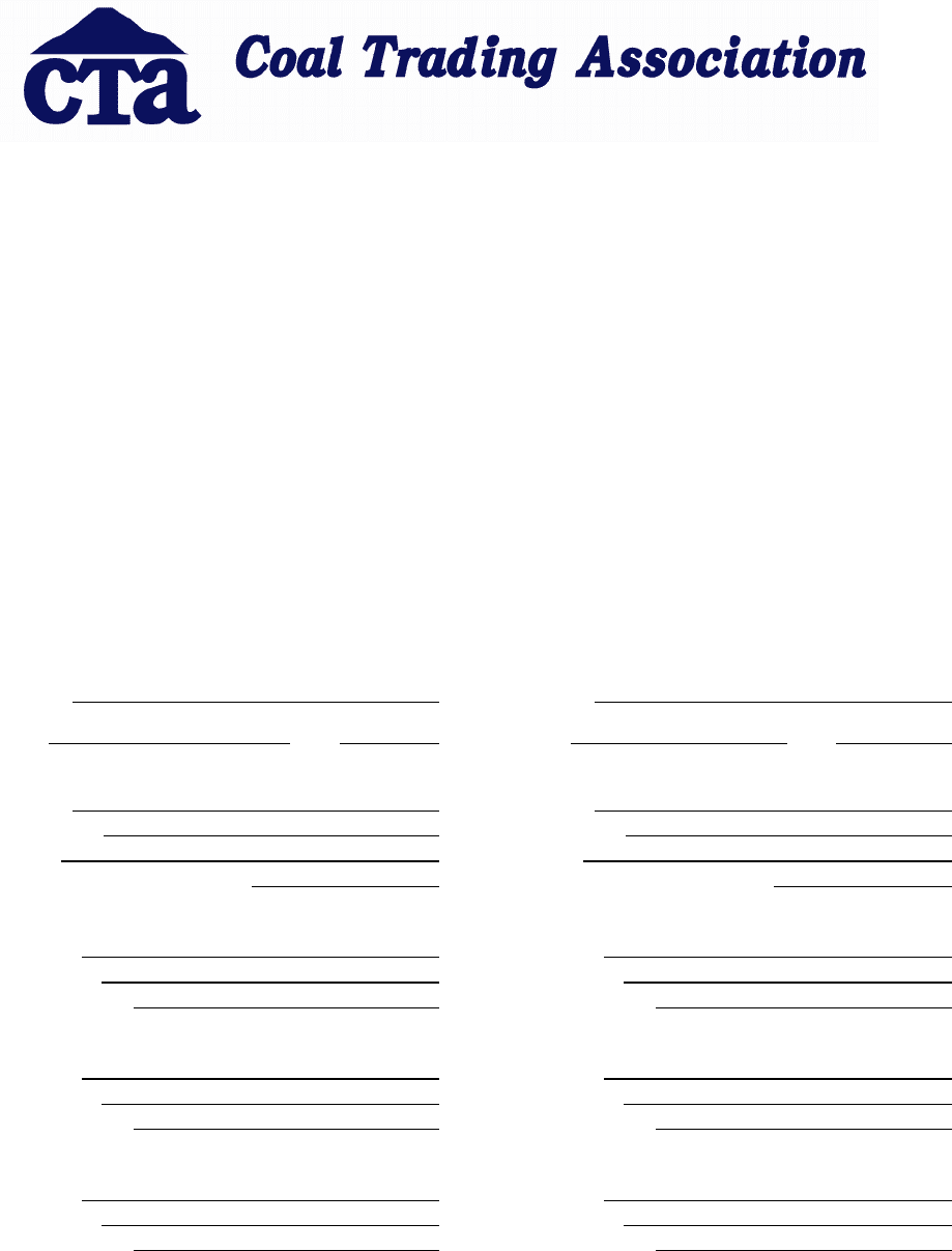 MASTER COAL PURCHASE AND SALE AGREEMENT in Word and Pdf formats