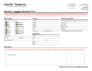 Luggage Tag Template - download free documents for PDF, Word and Excel