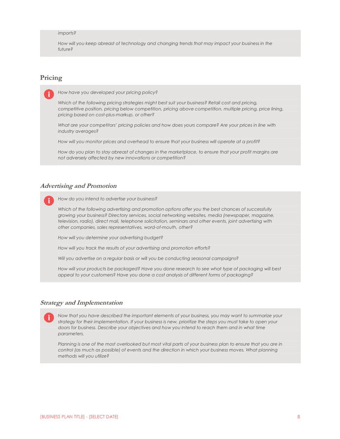 Executive Summary In Word And Pdf Formats Page 9 Of 18