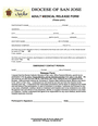 ADULT MEDICAL RELEASE FORM in Word and Pdf formats