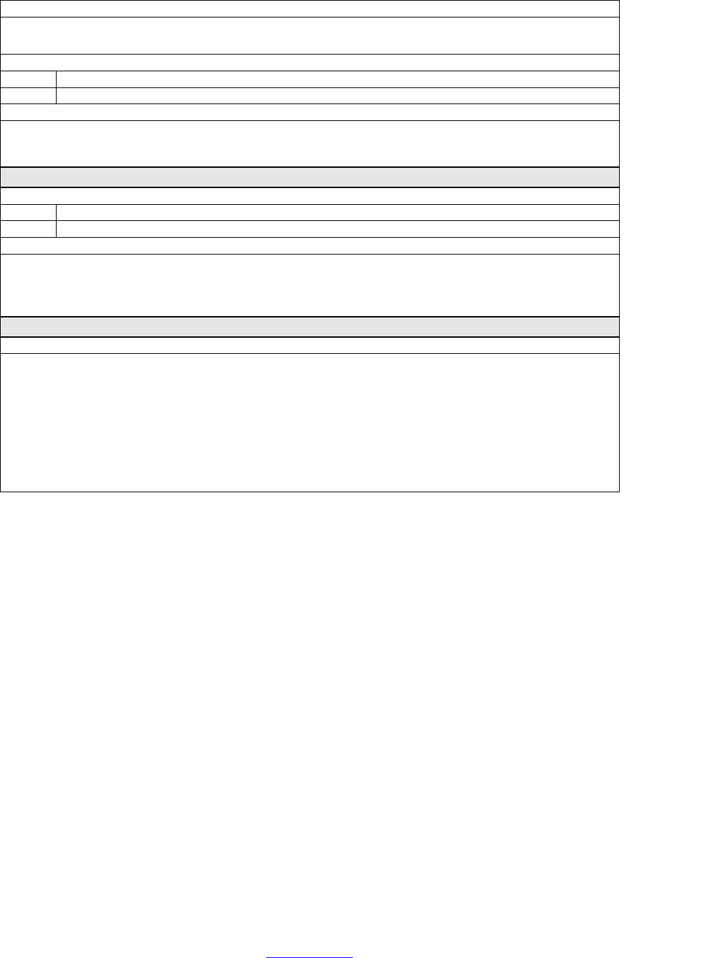 Sample Job Analysis Questionnaire in Word and Pdf formats - page 3 of 3