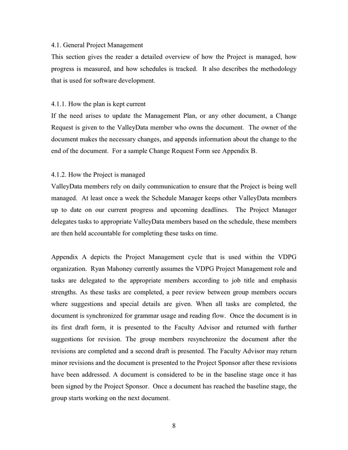 Software Project Management Plan 1 in Word and Pdf formats - page 11 of 28