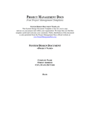 System Design Document - download free documents for PDF, Word and Excel