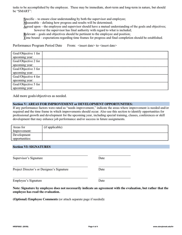 Performance Evaluation in Word and Pdf formats - page 4 of 4