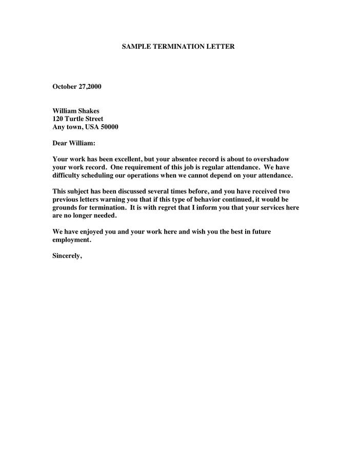 Warning Letter In Word And Pdf Formats