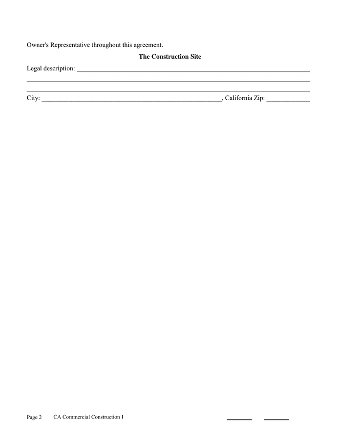 Construction Contract in Word and Pdf formats - page 2 of 38