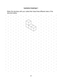 Isometric Dot Paper in Word and Pdf formats