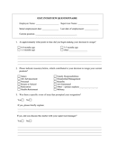 Questionnaire Template - download free documents for PDF, Word and Excel