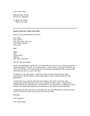 Full block style business letter sample in Word and Pdf formats