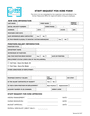 Staff request for hire form in Word and Pdf formats