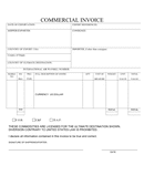 Commercial Invoice Template - download free documents for PDF, Word and ...