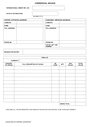 International airway commercial invoice in Word and Pdf formats
