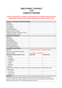 Contract of employment for domestic worker (New Zealand) in Word and ...