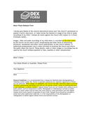 photo release form for minors