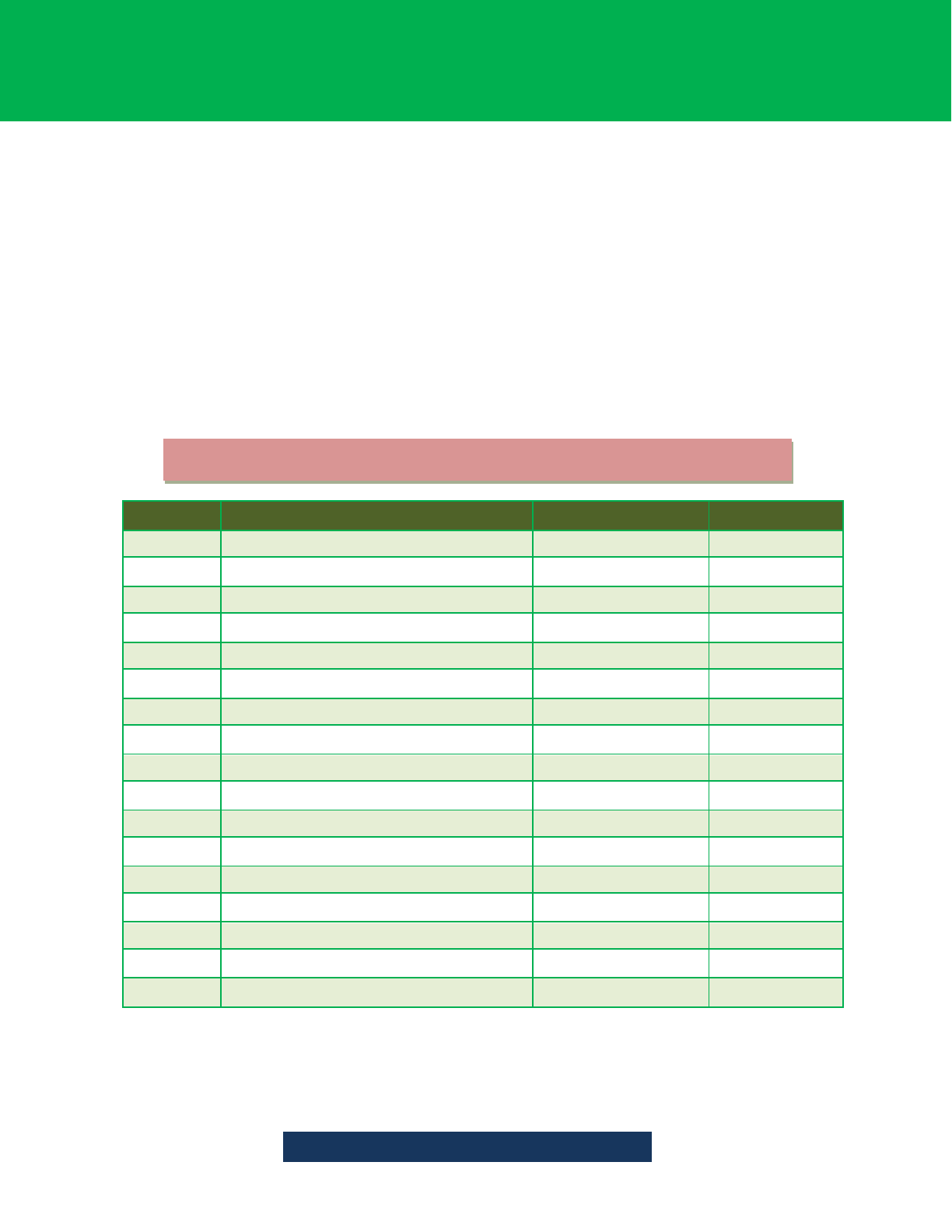 Blank invoice template in Word and Pdf formats