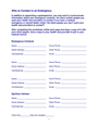 VA Advance Directive Worksheet in Word and Pdf formats