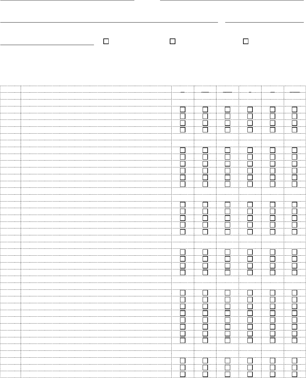 Student evaluation form in Word and Pdf formats
