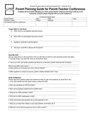 Parent / teacher conference report form in Word and Pdf formats