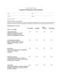 Hotel employee evaluation form in Word and Pdf formats