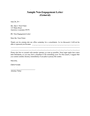Sample non-engagement letter in Word and Pdf formats