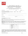 Emergency contact / parental consent form in Word and Pdf formats