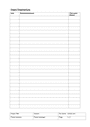 Project Log/Timesheet in Word and Pdf formats