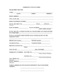 Student emergency contact form in Word and Pdf formats