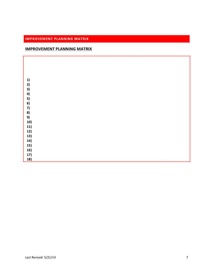 After action report form in Word and Pdf formats - page 7 of 7