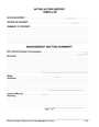 After action report template in Word and Pdf formats