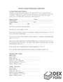 Dental assistant employment application in Word and Pdf formats