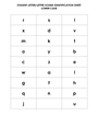 Fluency of letter identification scoring sheet in Word and Pdf formats