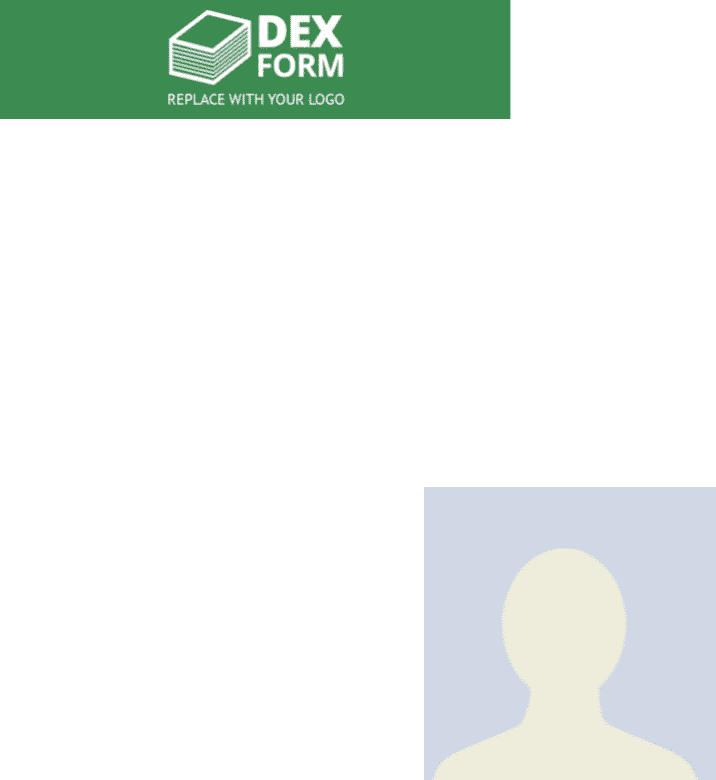 Faculty biography template in Word and Pdf formats