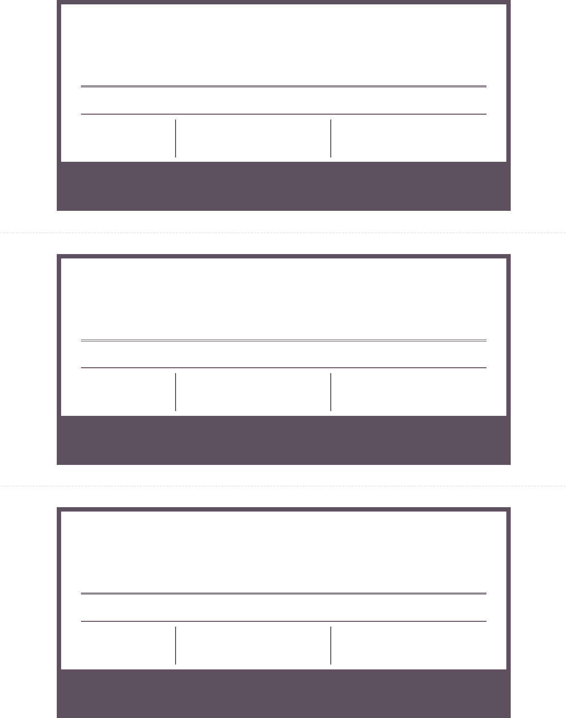 Gift certificate sample in Word and Pdf formats