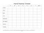 Internal roadmap template in Word and Pdf formats